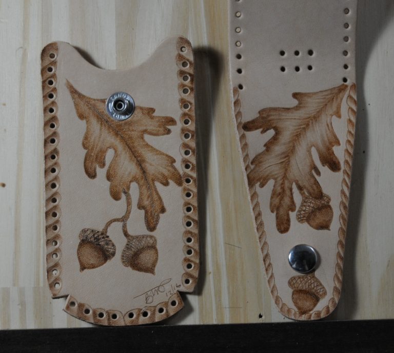 How to Smooth & Burn Leather Pyrography Tutorial wood burning ...